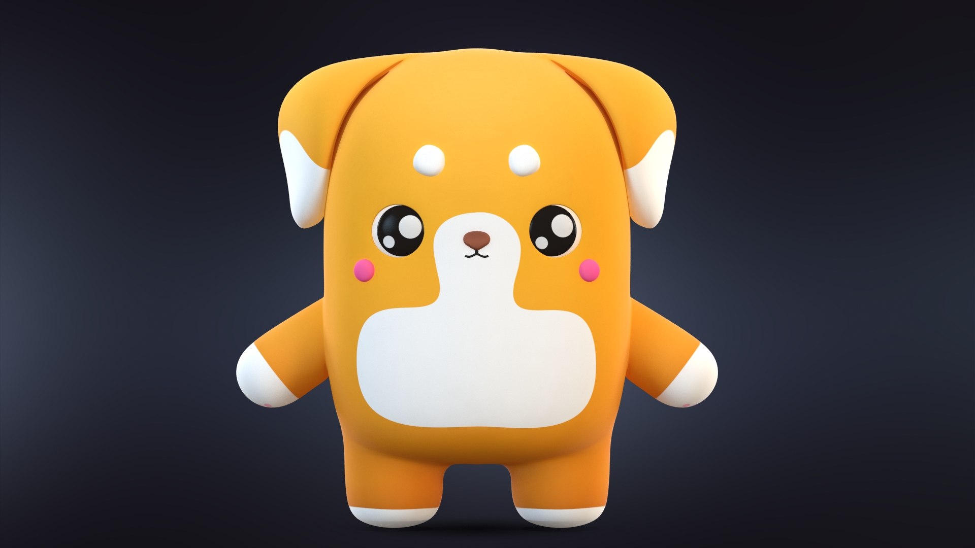 3D cute cartoon model - TurboSquid 1623784