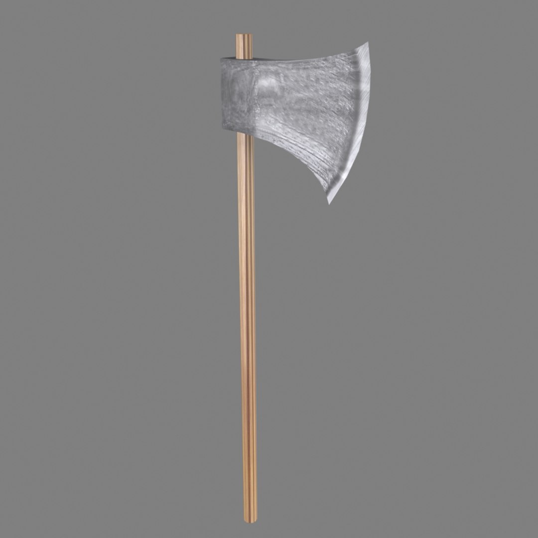 3d Model Of Axe 02