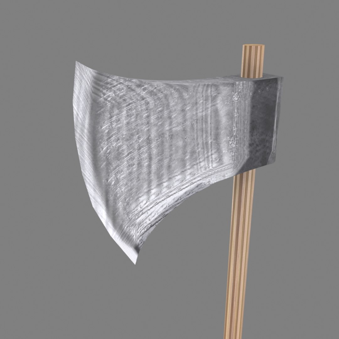 3d Model Of Axe 02