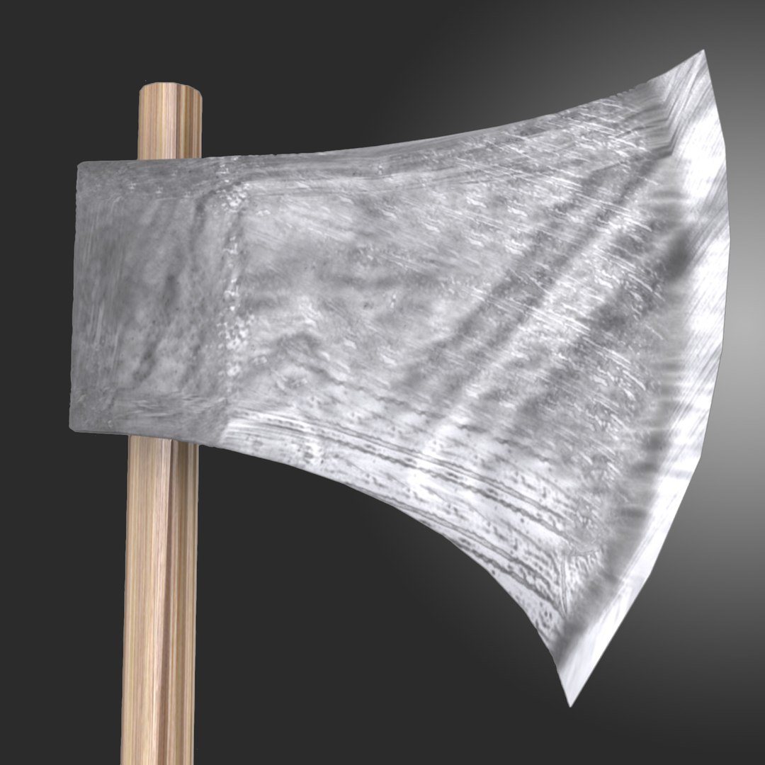 3d Model Of Axe 02