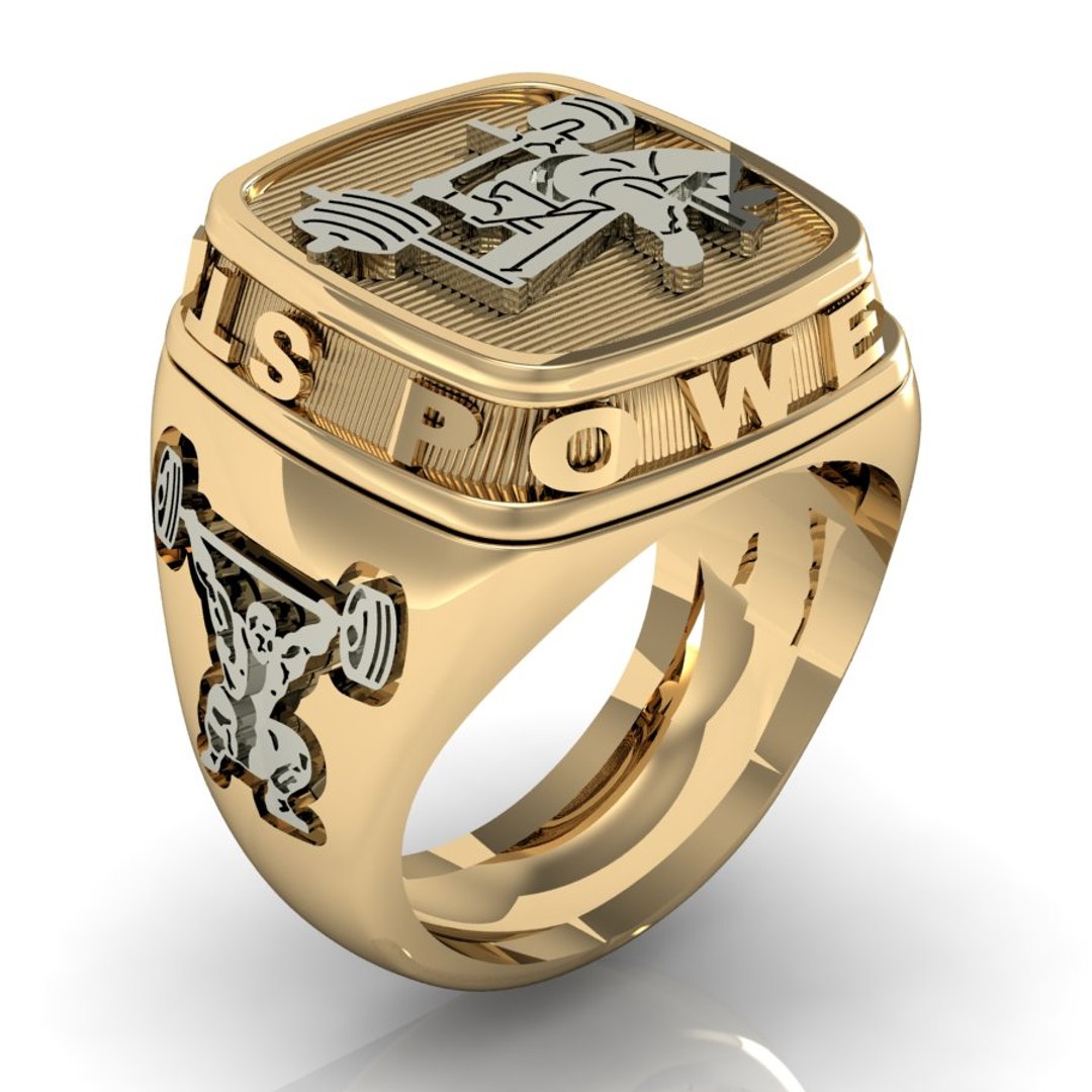 3D mans ring power strength - TurboSquid 1322738
