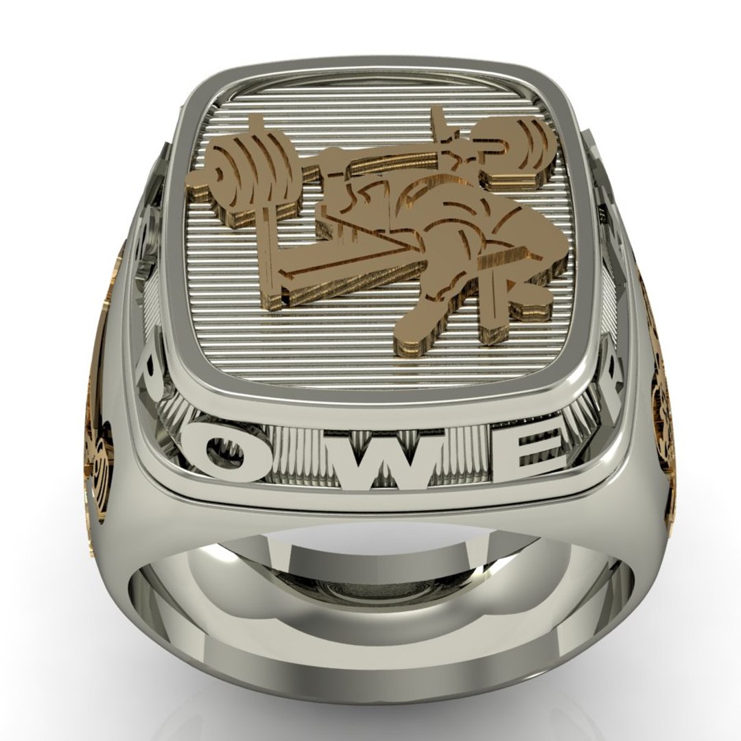 3D mans ring power strength - TurboSquid 1322738