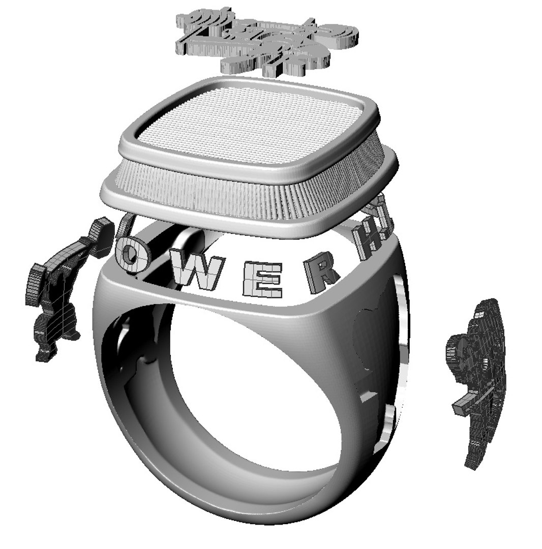 3D mans ring power strength - TurboSquid 1322738