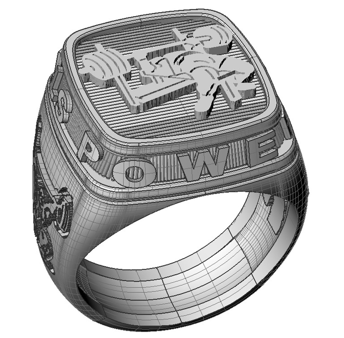 3D mans ring power strength - TurboSquid 1322738