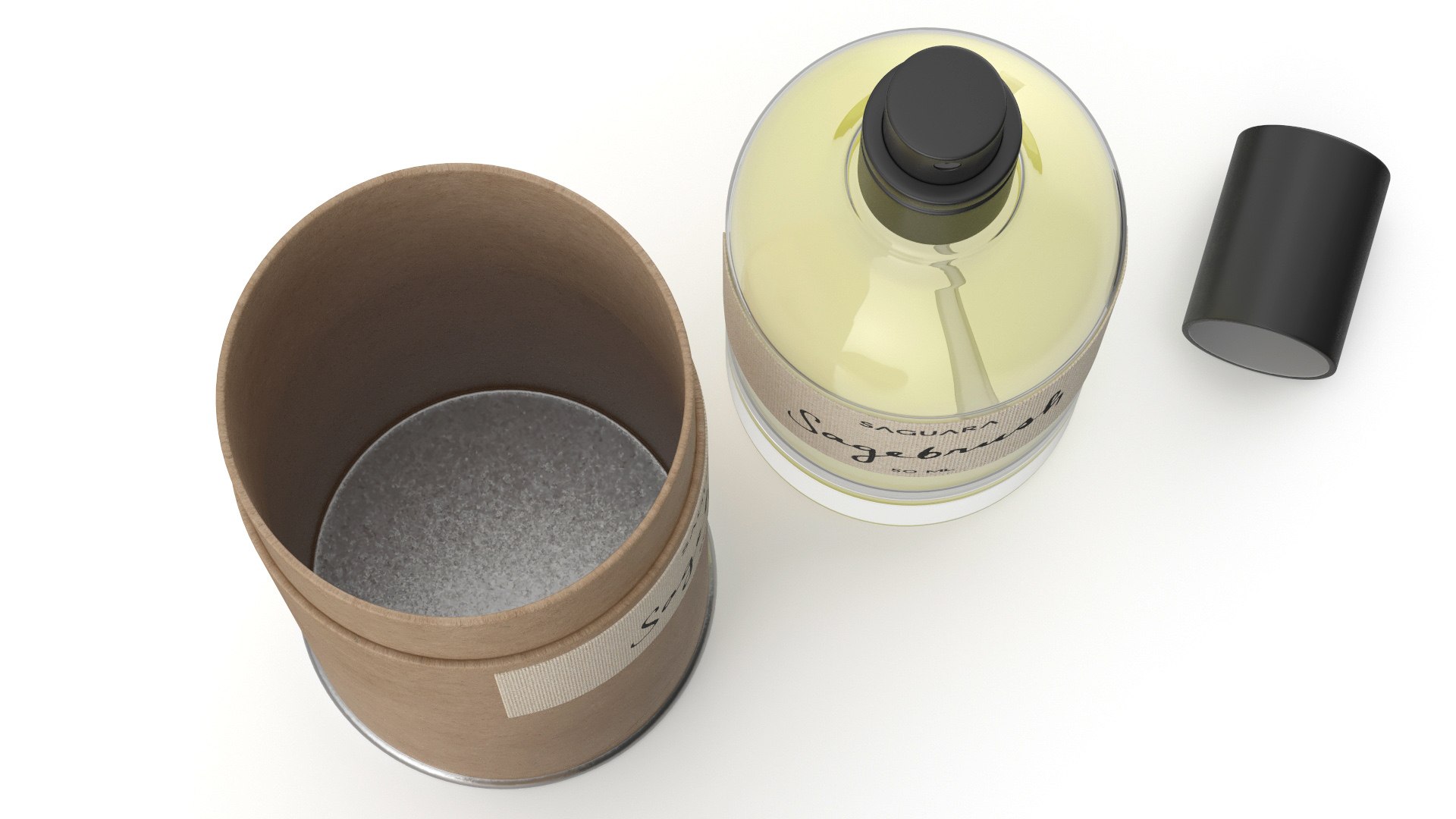 Perfume Bottles With Packaging Collection 2 3D Model - TurboSquid 2520033