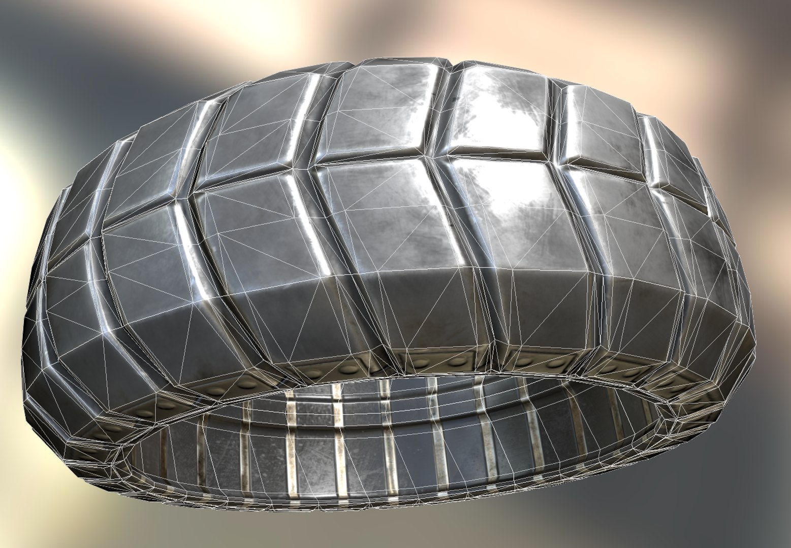 futuristic tire metal 3d dxf
