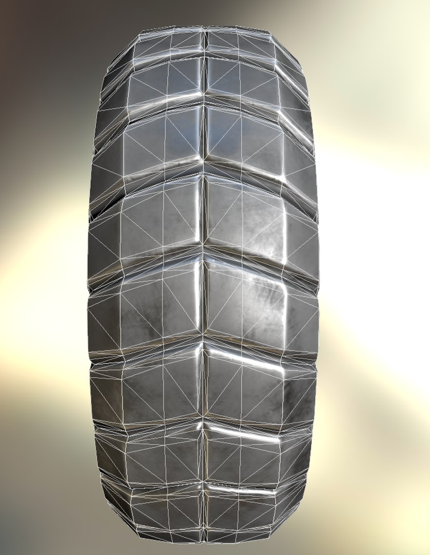 futuristic tire metal 3d dxf