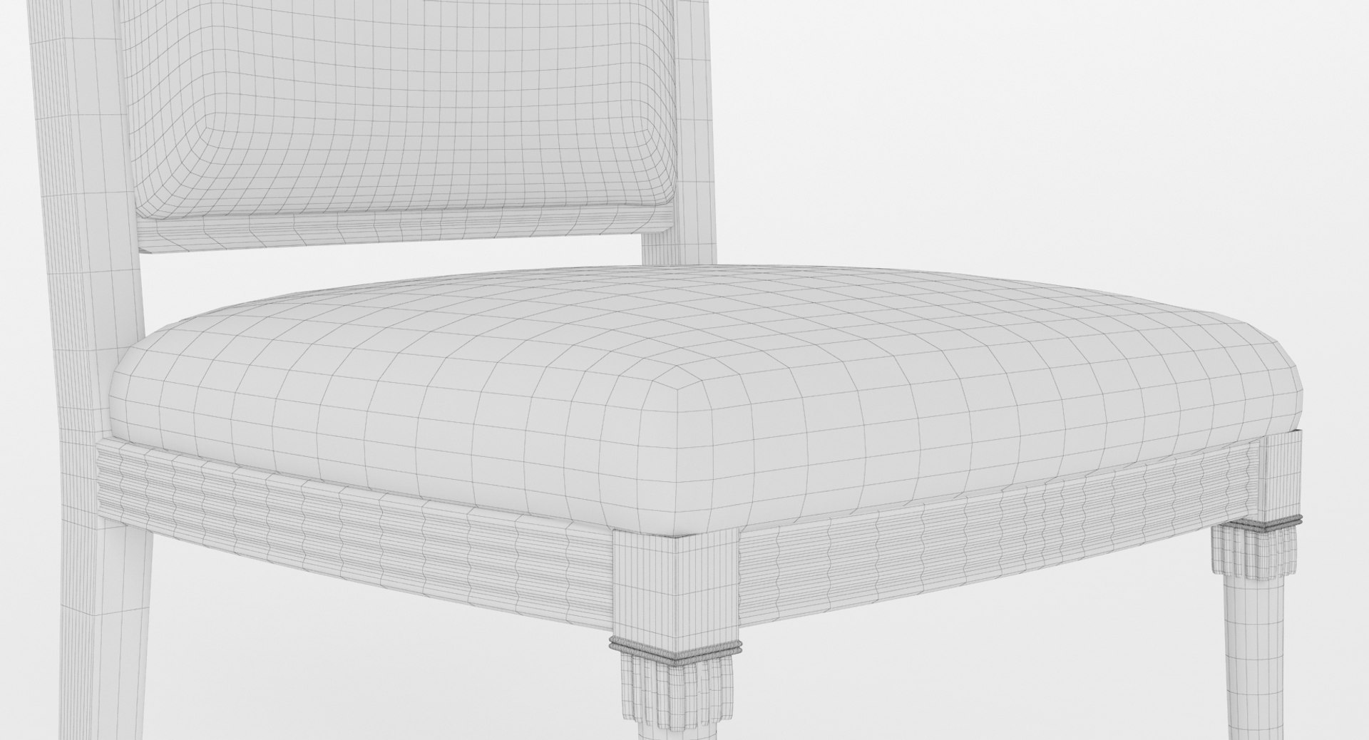 vintage chair classic 3d model