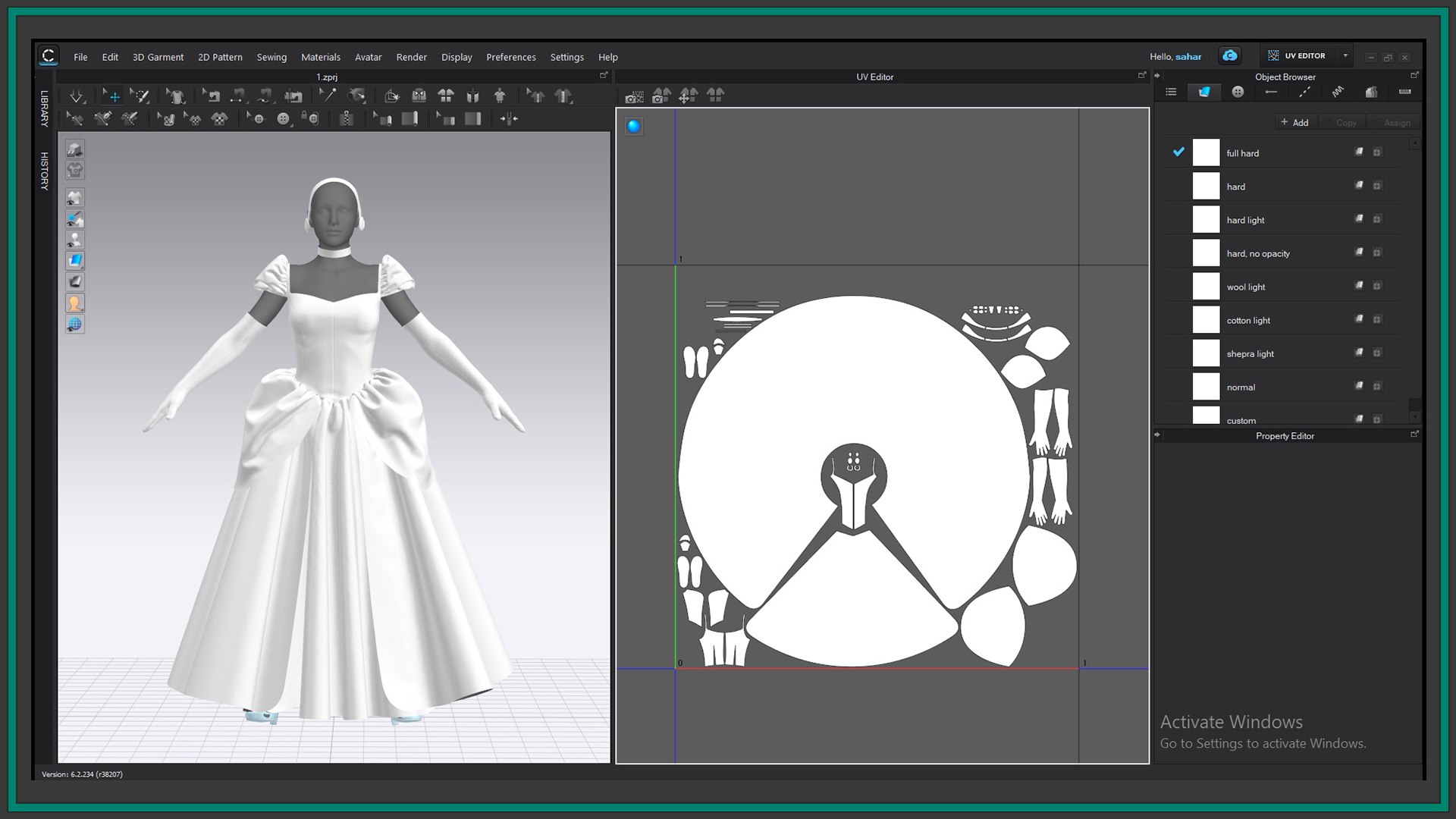 Cinderella Dress With Texture 3D - TurboSquid 2393074