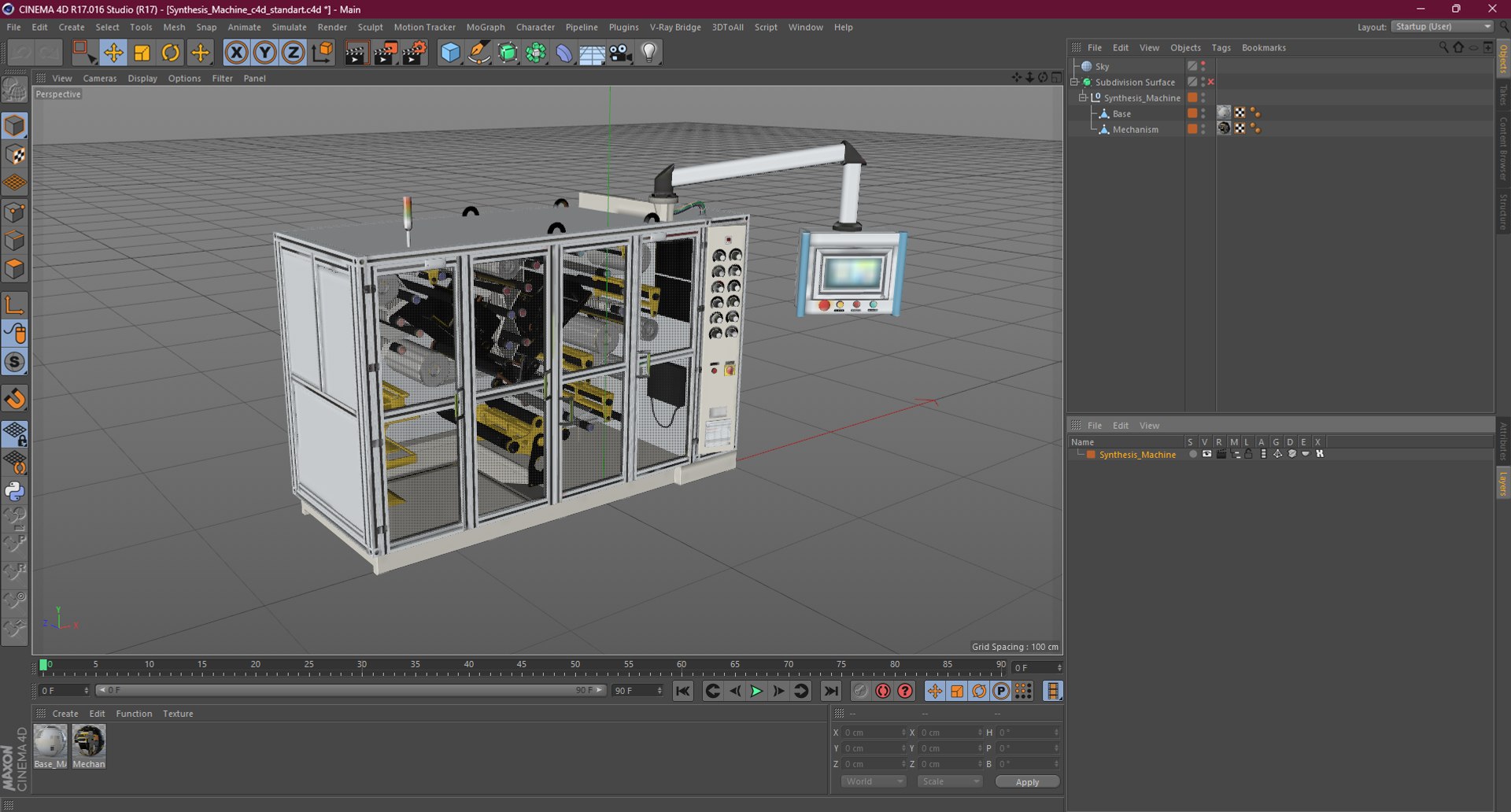 Synthesis Machine 3D - TurboSquid 2244501