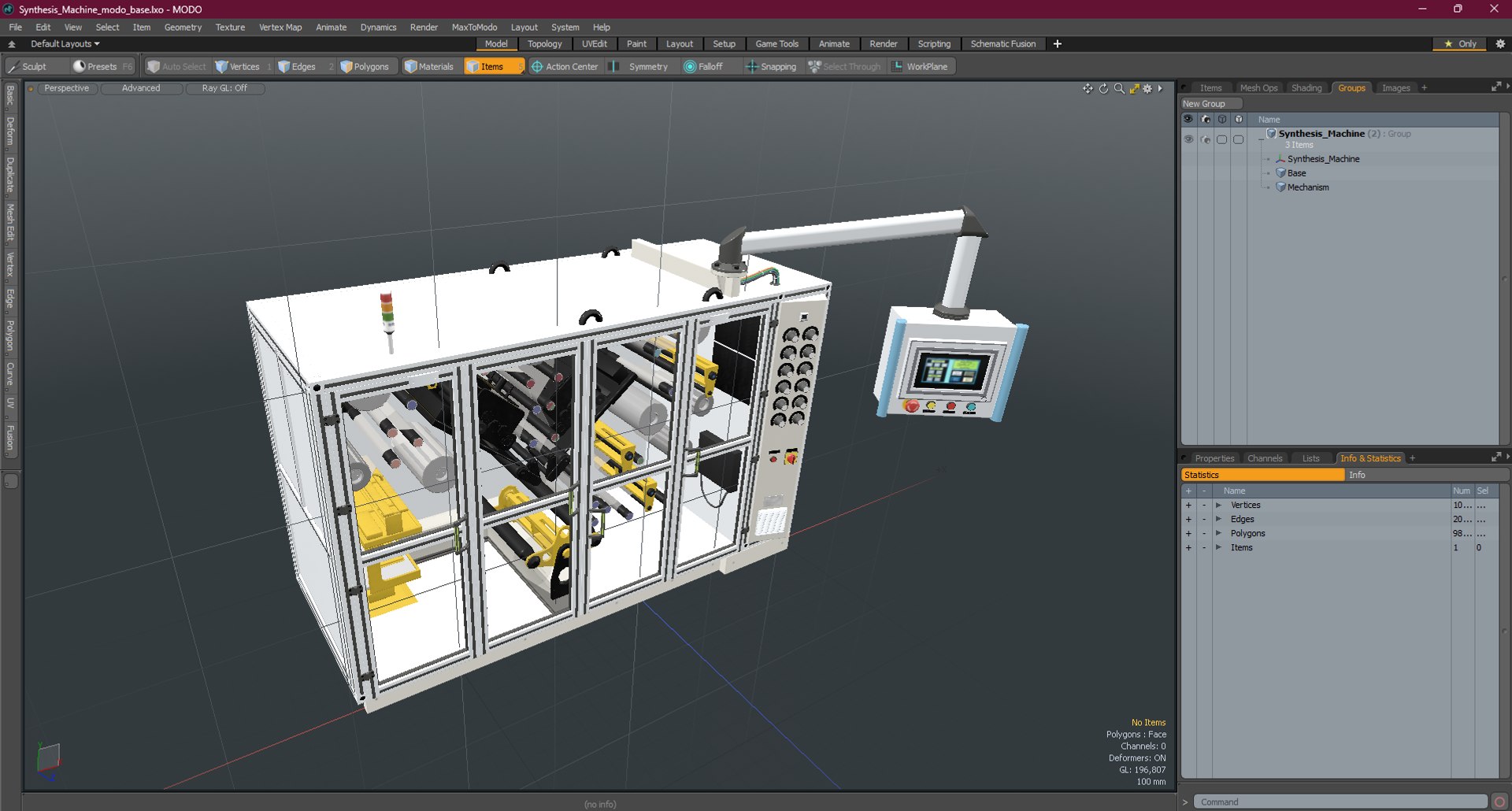 Synthesis Machine 3D - TurboSquid 2244501