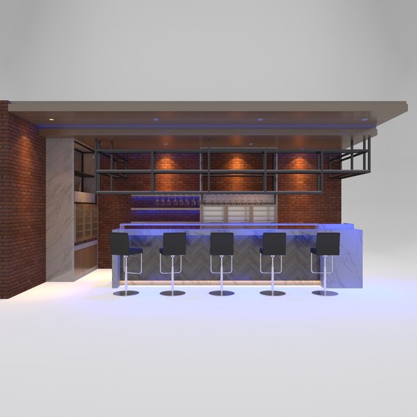 3D model Bar 1 - TurboSquid 1730616