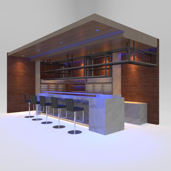 3D model Bar 1 - TurboSquid 1730616