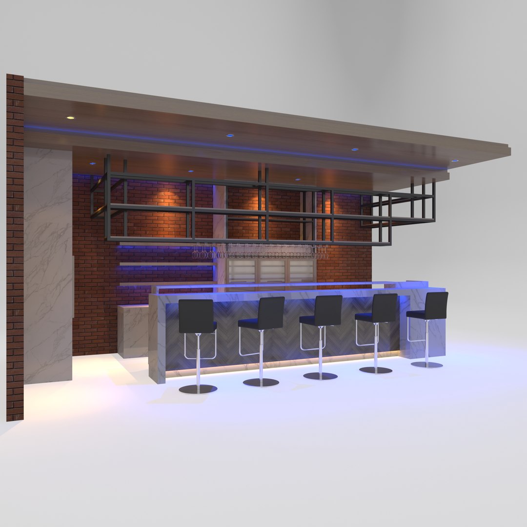 3D model Bar 1 - TurboSquid 1730616