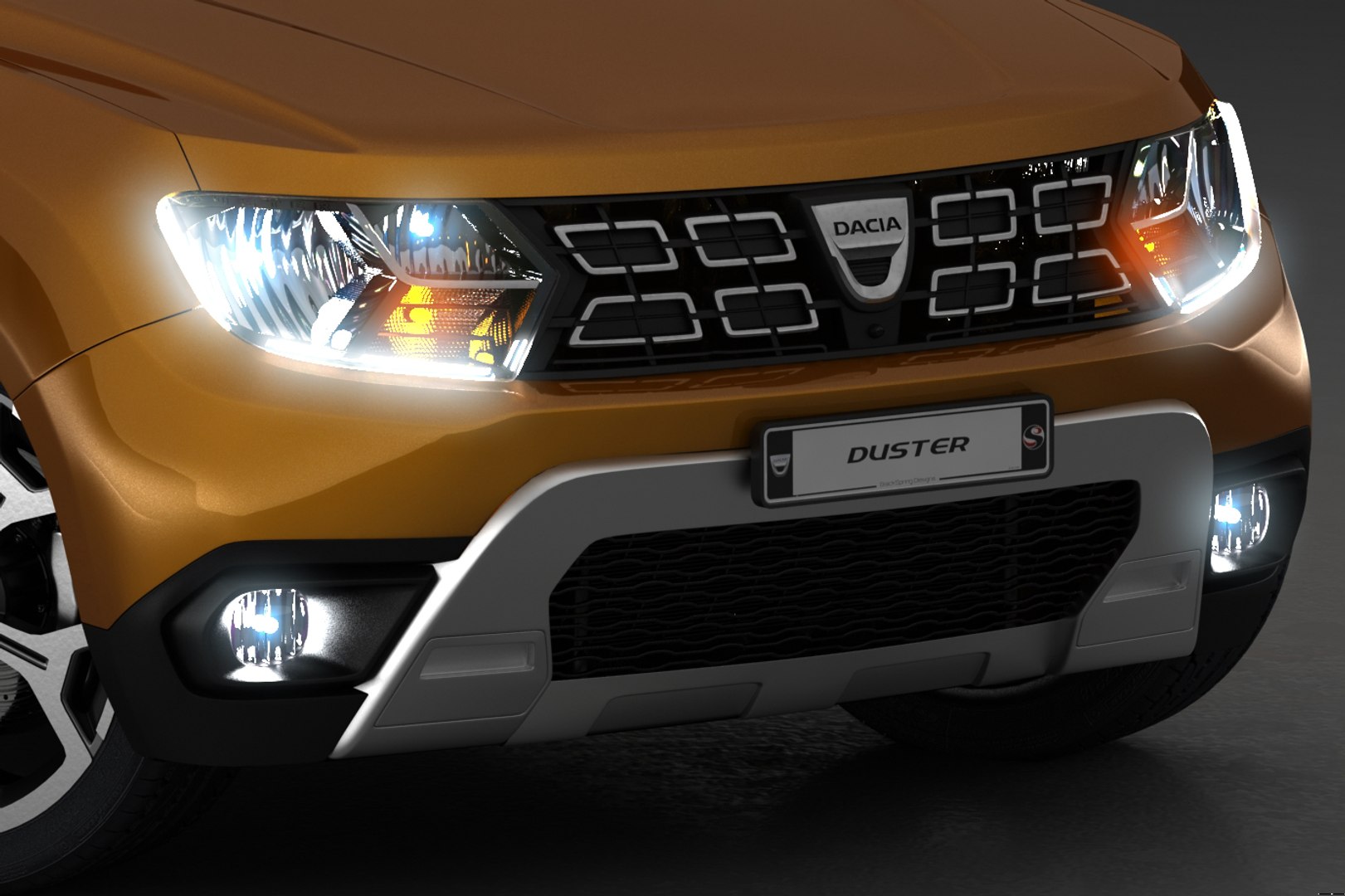 Dacia Duster 2018 Model - TurboSquid 1313098