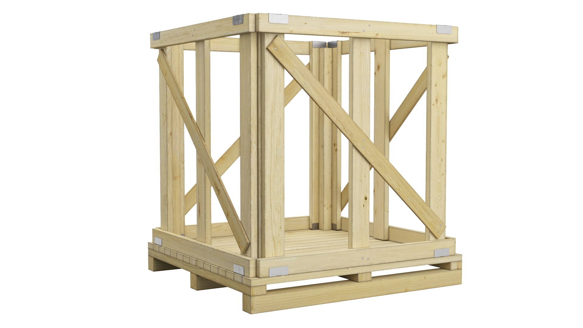 Shipping Crate 3D Model - TurboSquid 2044128