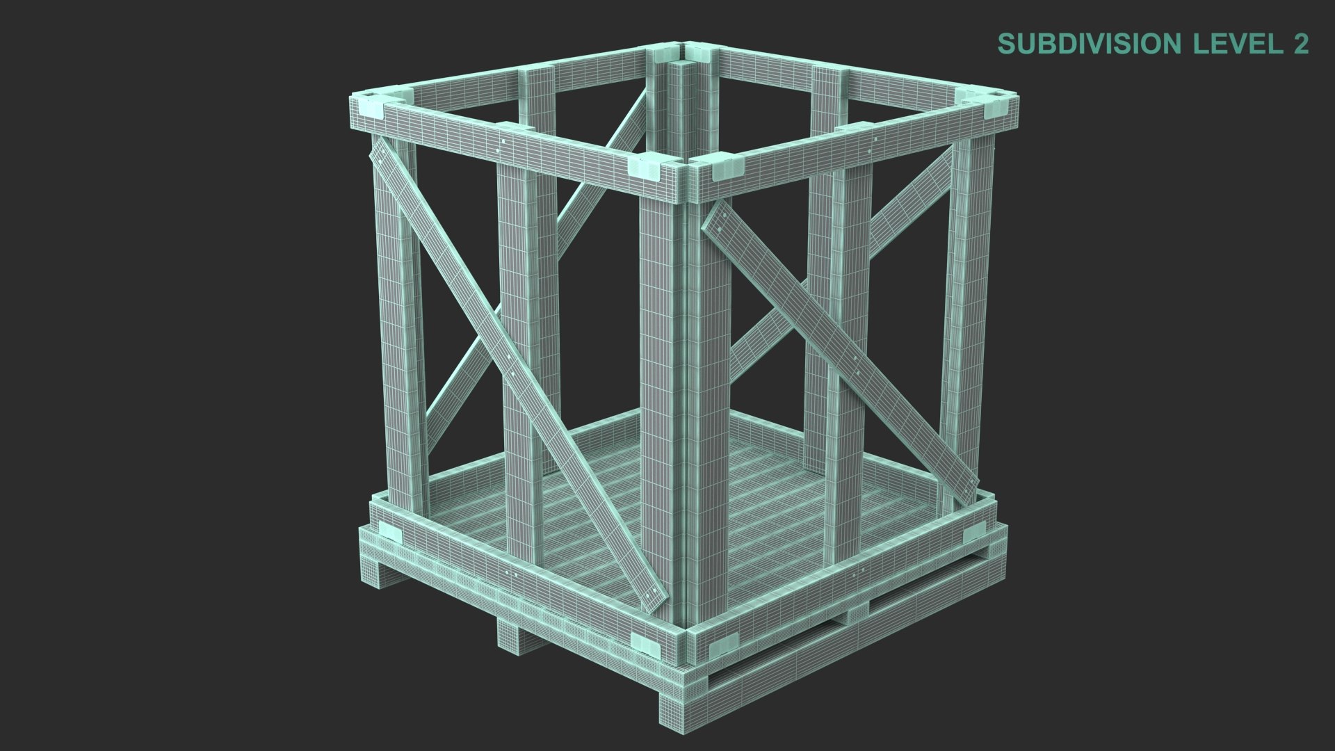 Shipping Crate 3D Model - TurboSquid 2044128