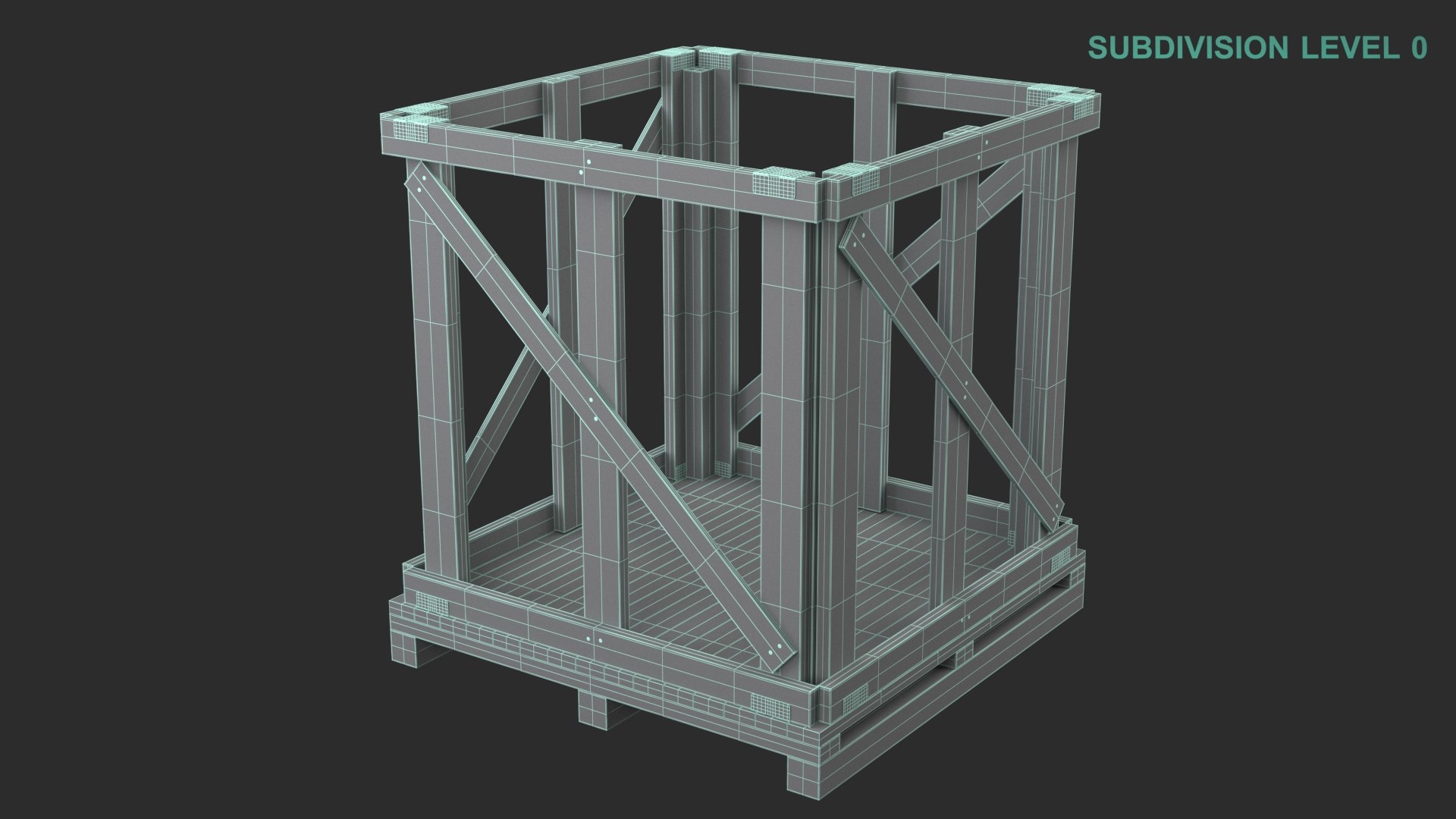 Shipping Crate 3D Model - TurboSquid 2044128