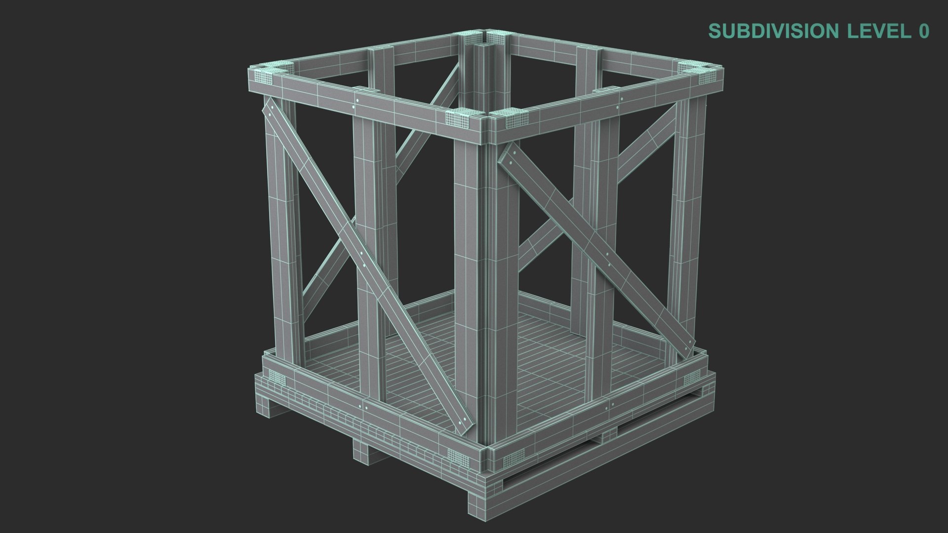 Shipping Crate 3D Model - TurboSquid 2044128