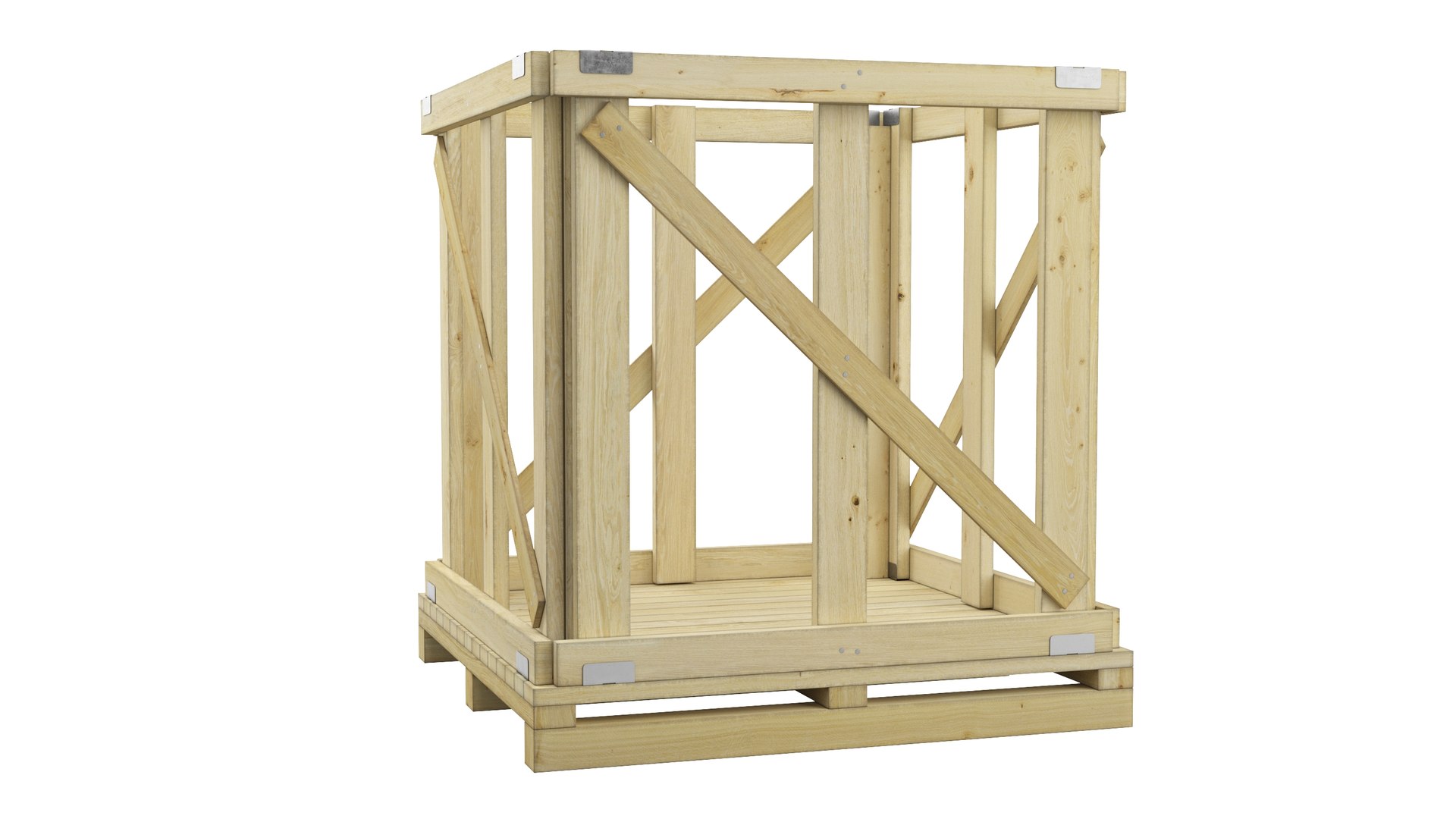 Shipping Crate 3D Model - TurboSquid 2044128