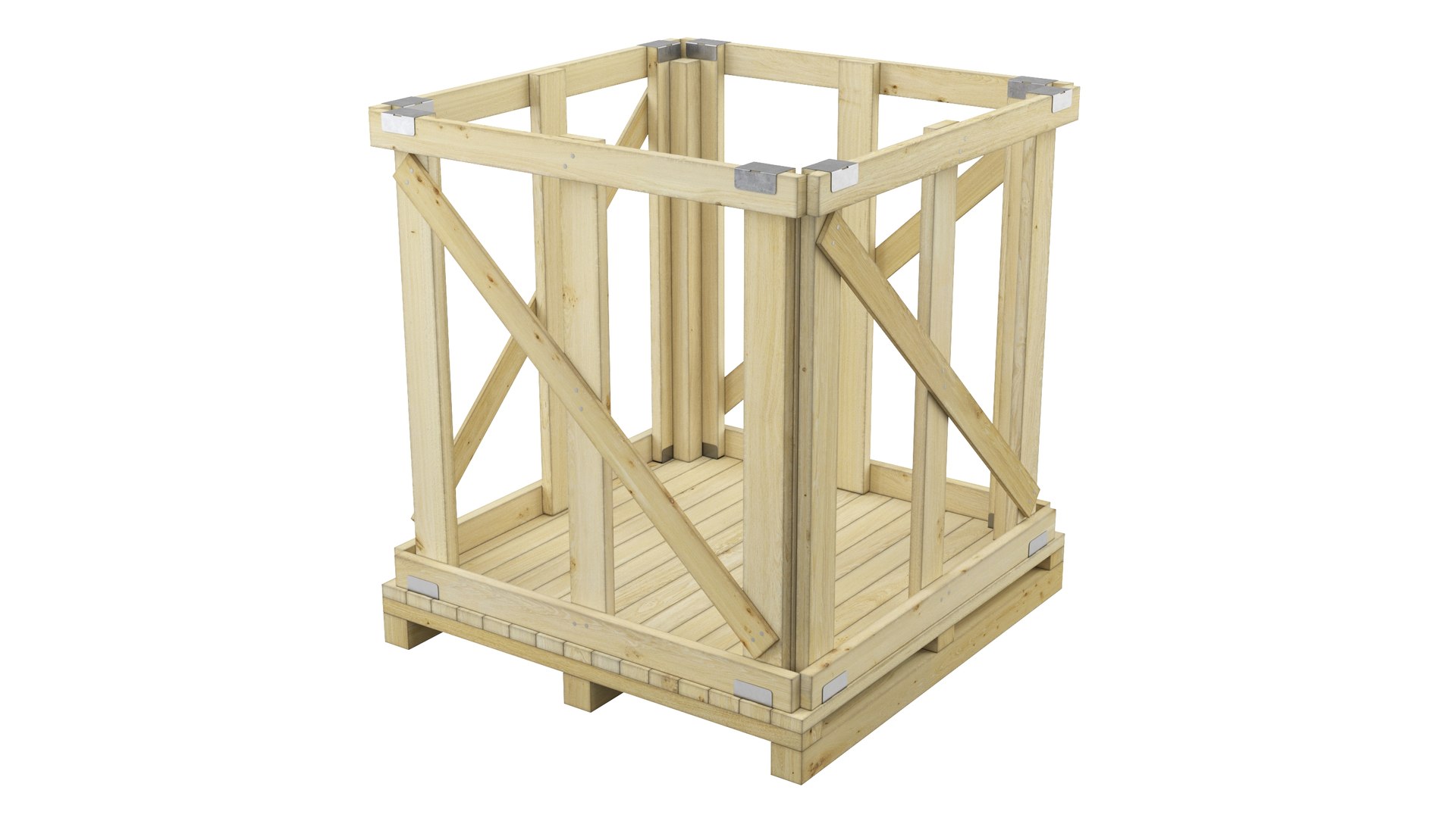 Shipping Crate 3D Model - TurboSquid 2044128