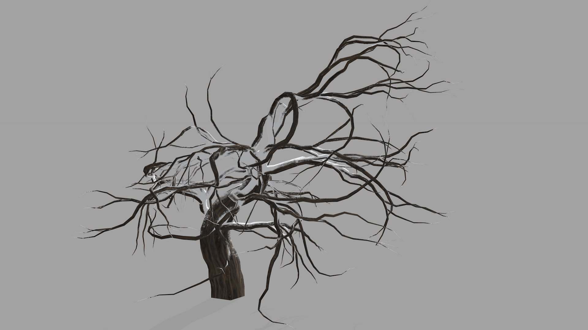 Winter tree 3D model - TurboSquid 1836961