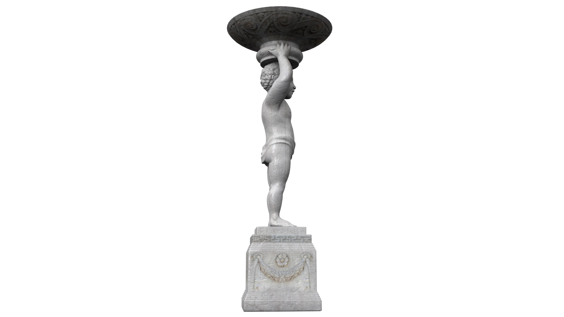 3D Classic Boy Statue - TurboSquid 1820292