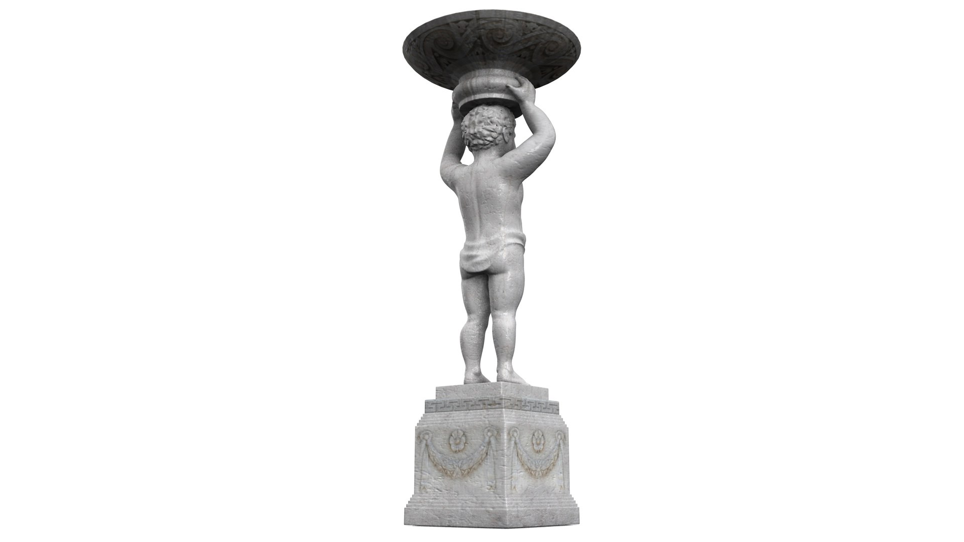 3D Classic Boy Statue - TurboSquid 1820292