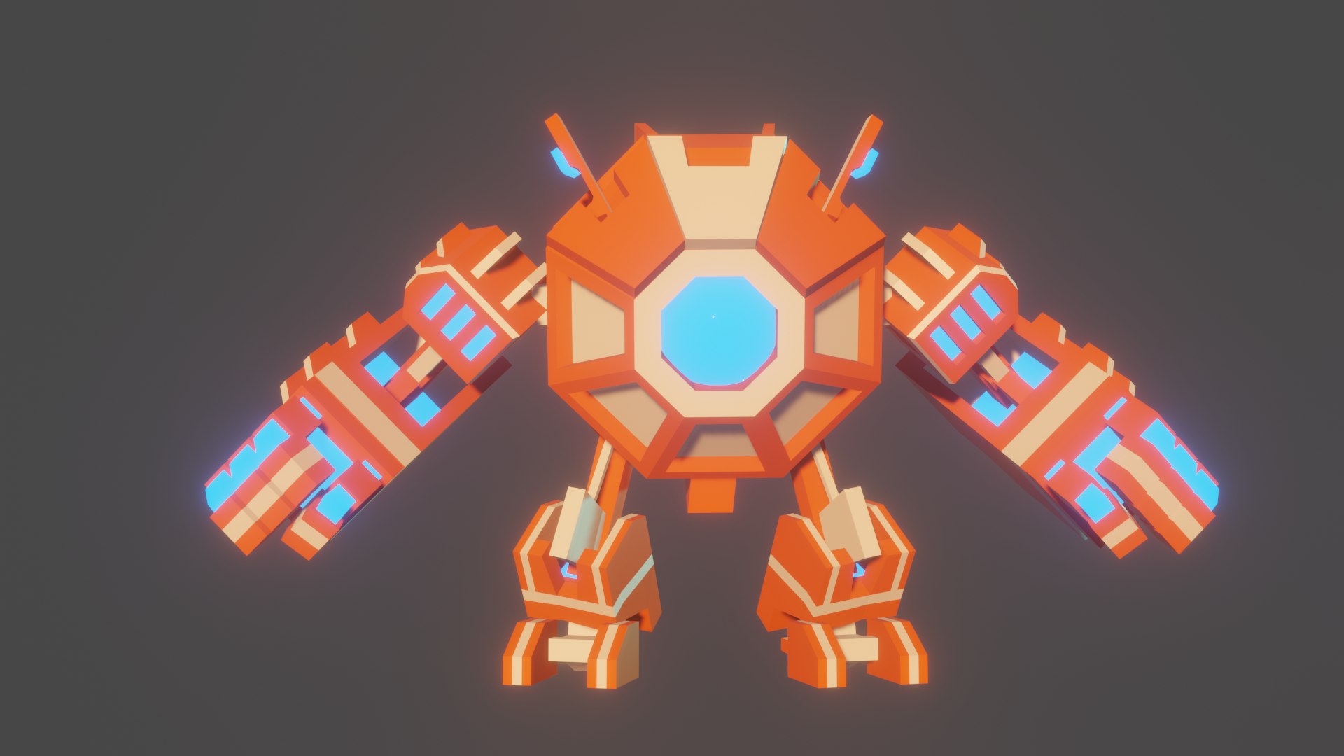 Little Droid 3D Model - TurboSquid 1989099