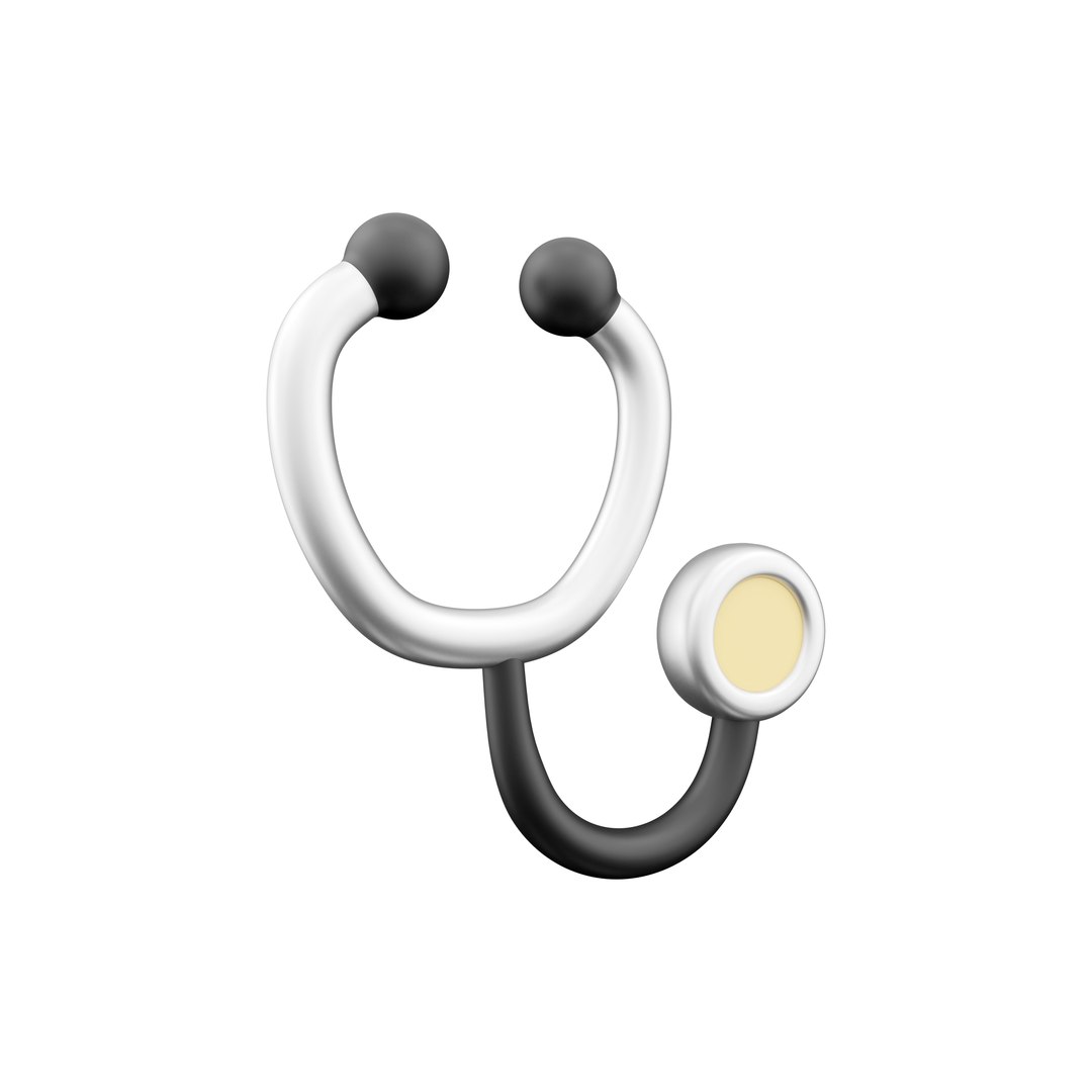 3D Stethoscope Icon - TurboSquid 2066448