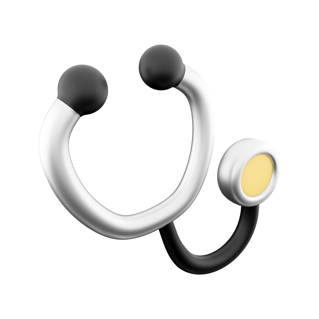 3D Stethoscope Icon - TurboSquid 2066448