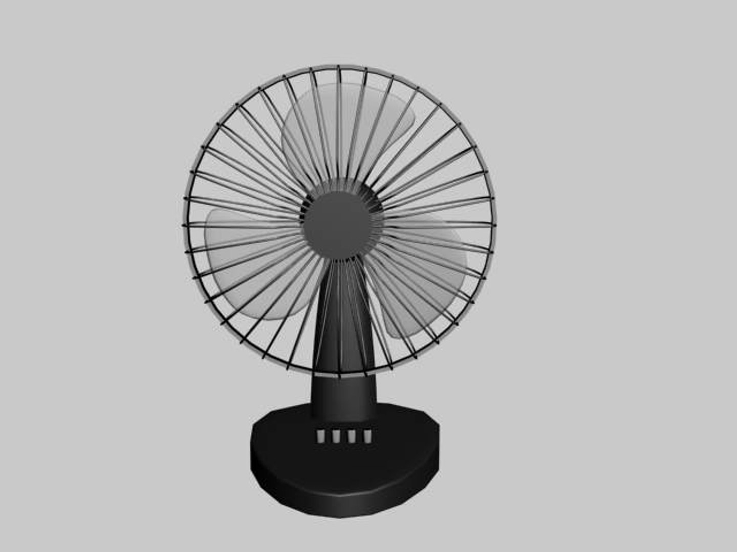 Table Fan 3d Model