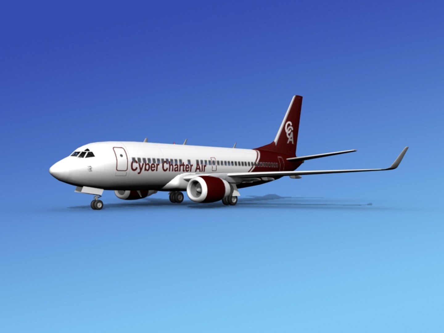 Boeing 737-700 737 737-700er 3d Max