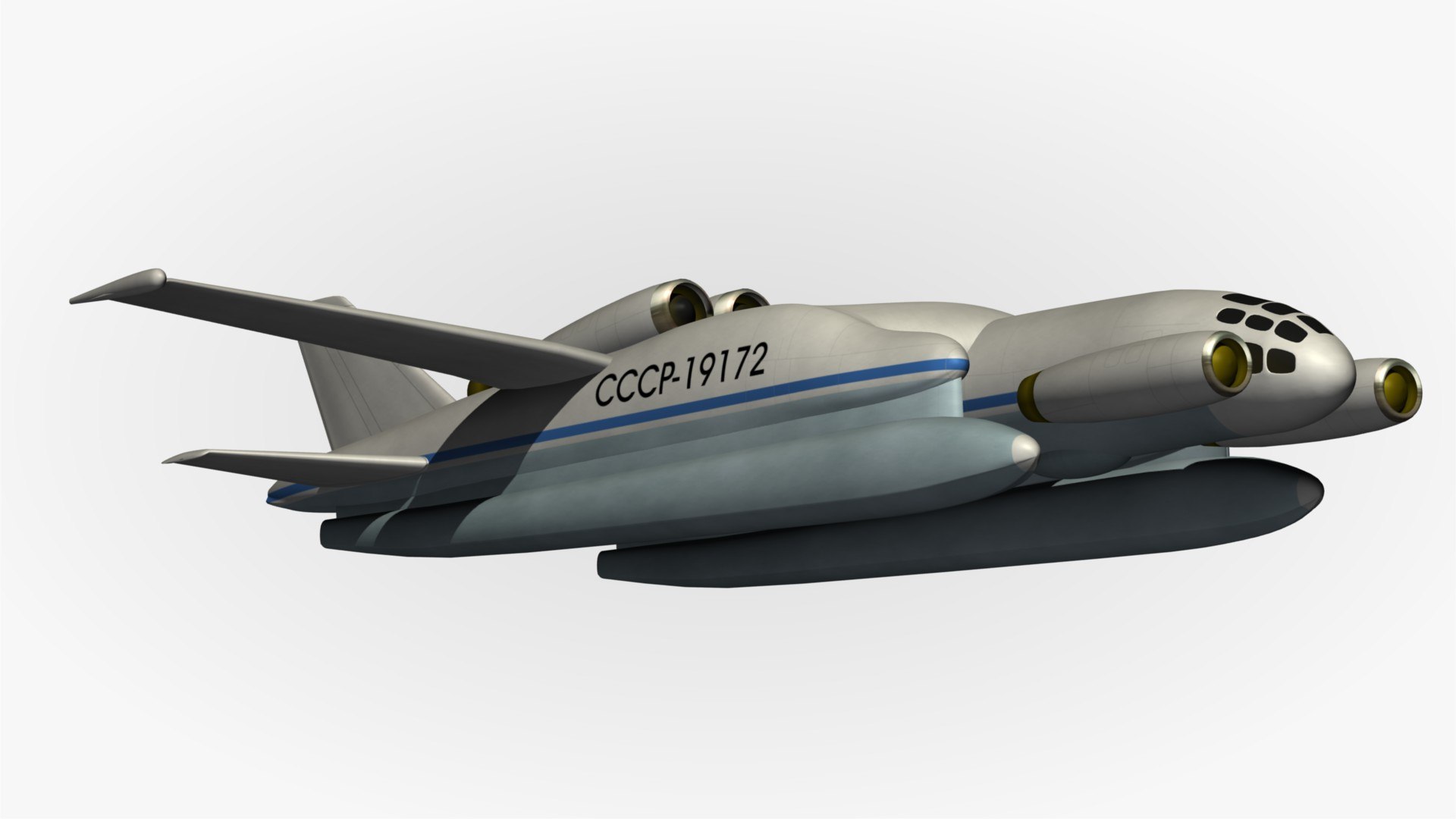 Bartini Beriev Vva-14 3d Blend