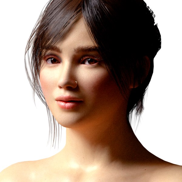 Realistic Beautiful Woman 04 Rigged Modelo 3D - TurboSquid 2080159