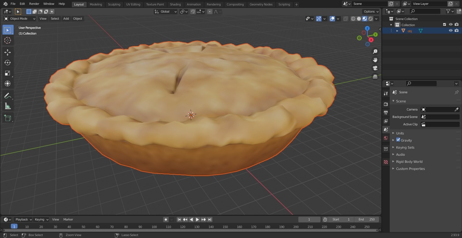 3D model Apple Pie - TurboSquid 1893511
