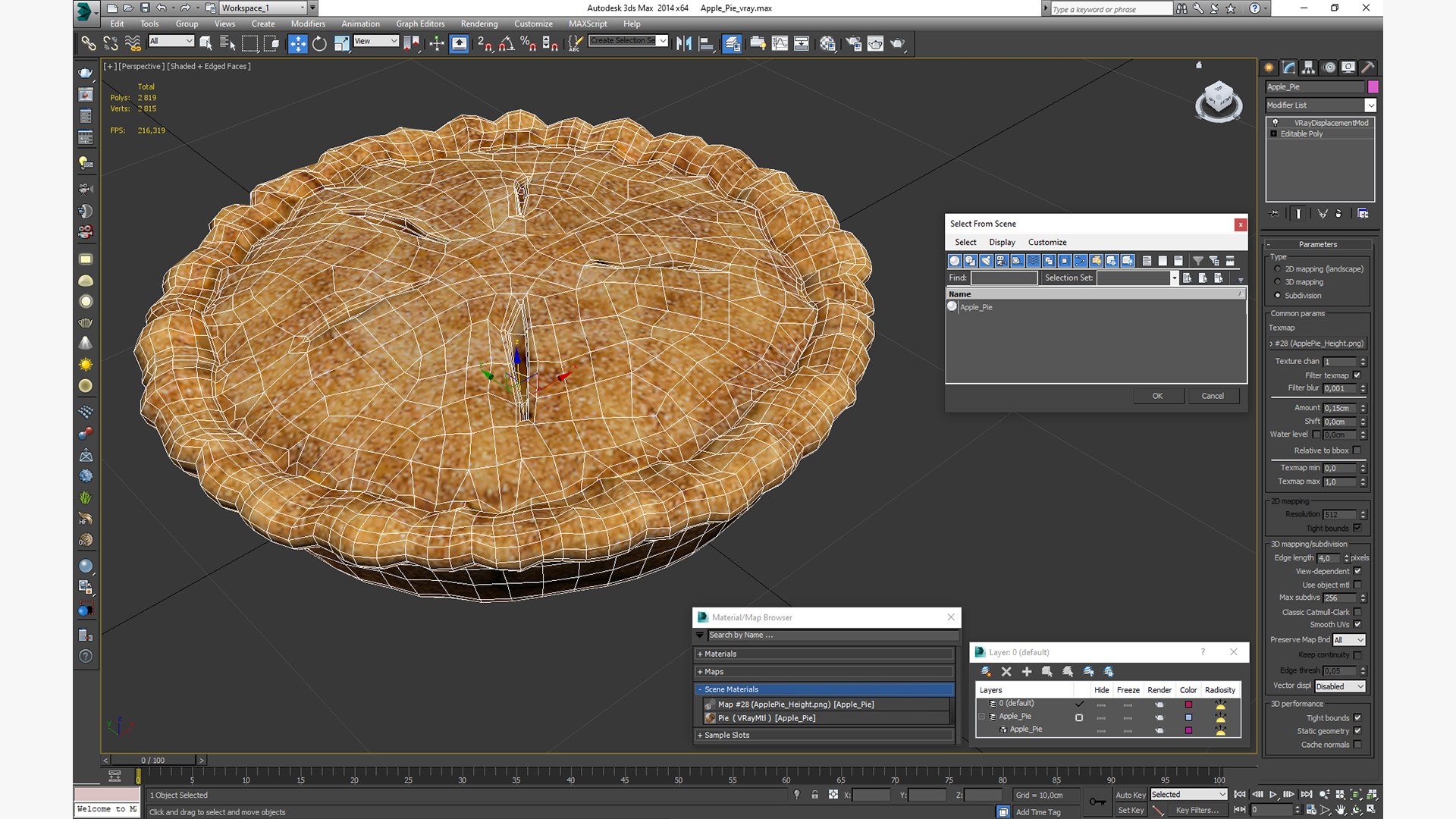 3D model Apple Pie - TurboSquid 1893511