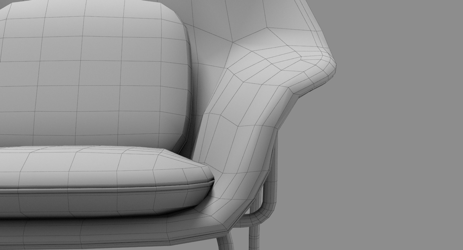Knoll Saarinen Womb Chair 3D Model - TurboSquid 1411629
