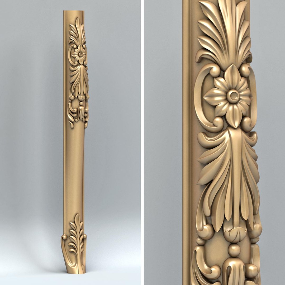 Furniture Leg 3d Model