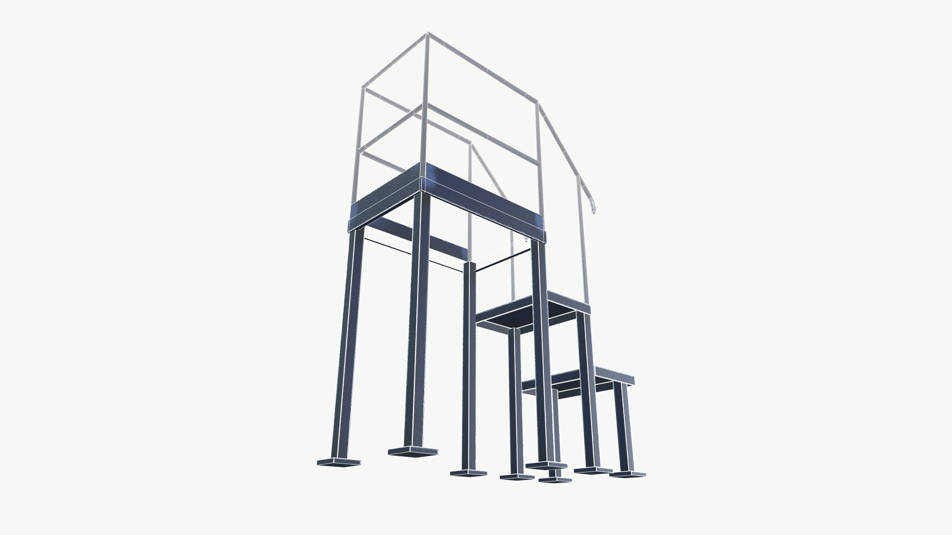 3D Model Stair Case Ladder - TurboSquid 2261864