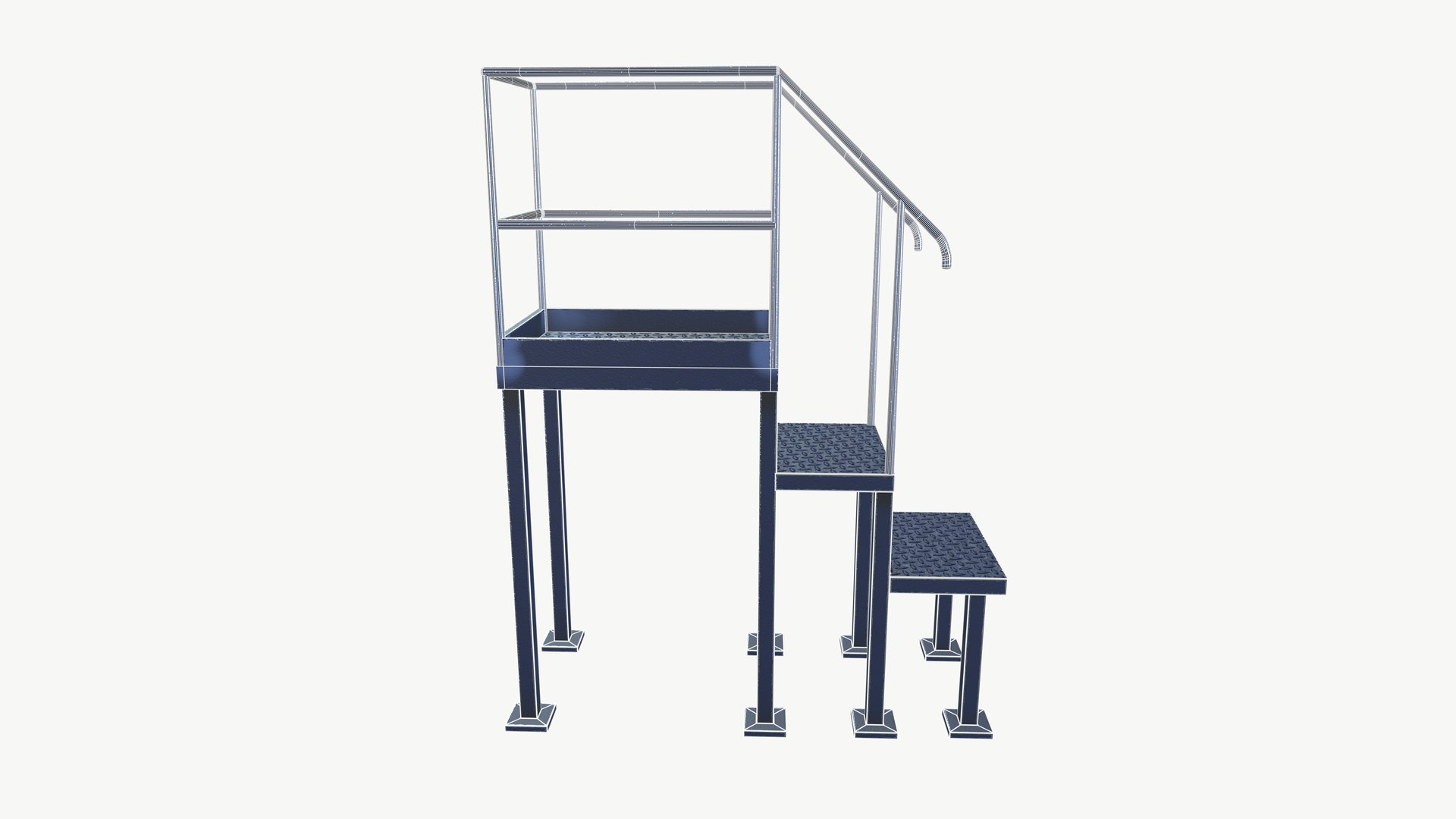 3D Model Stair Case Ladder - TurboSquid 2261864