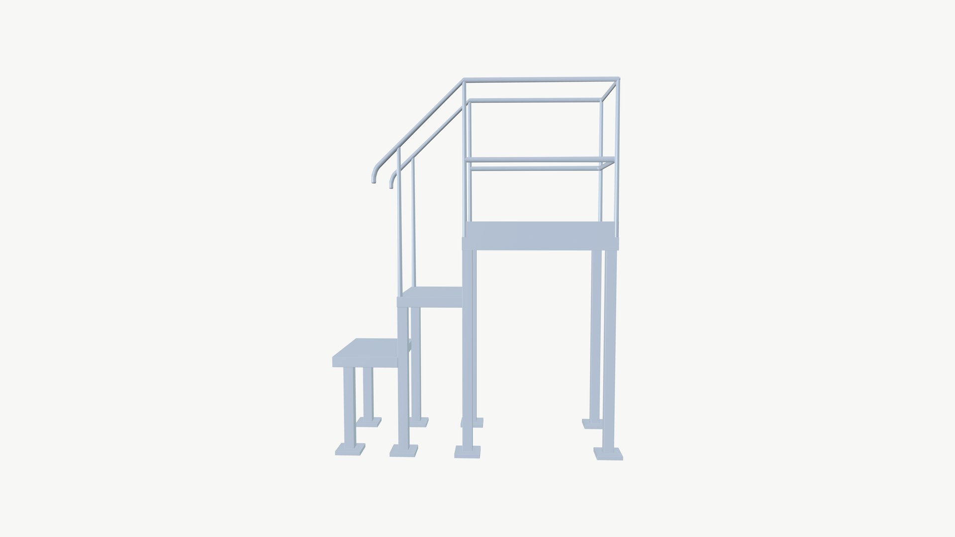 3D Model Stair Case Ladder - TurboSquid 2261864