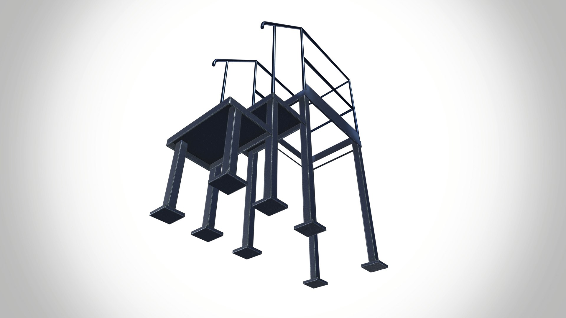 3D Model Stair Case Ladder - TurboSquid 2261864