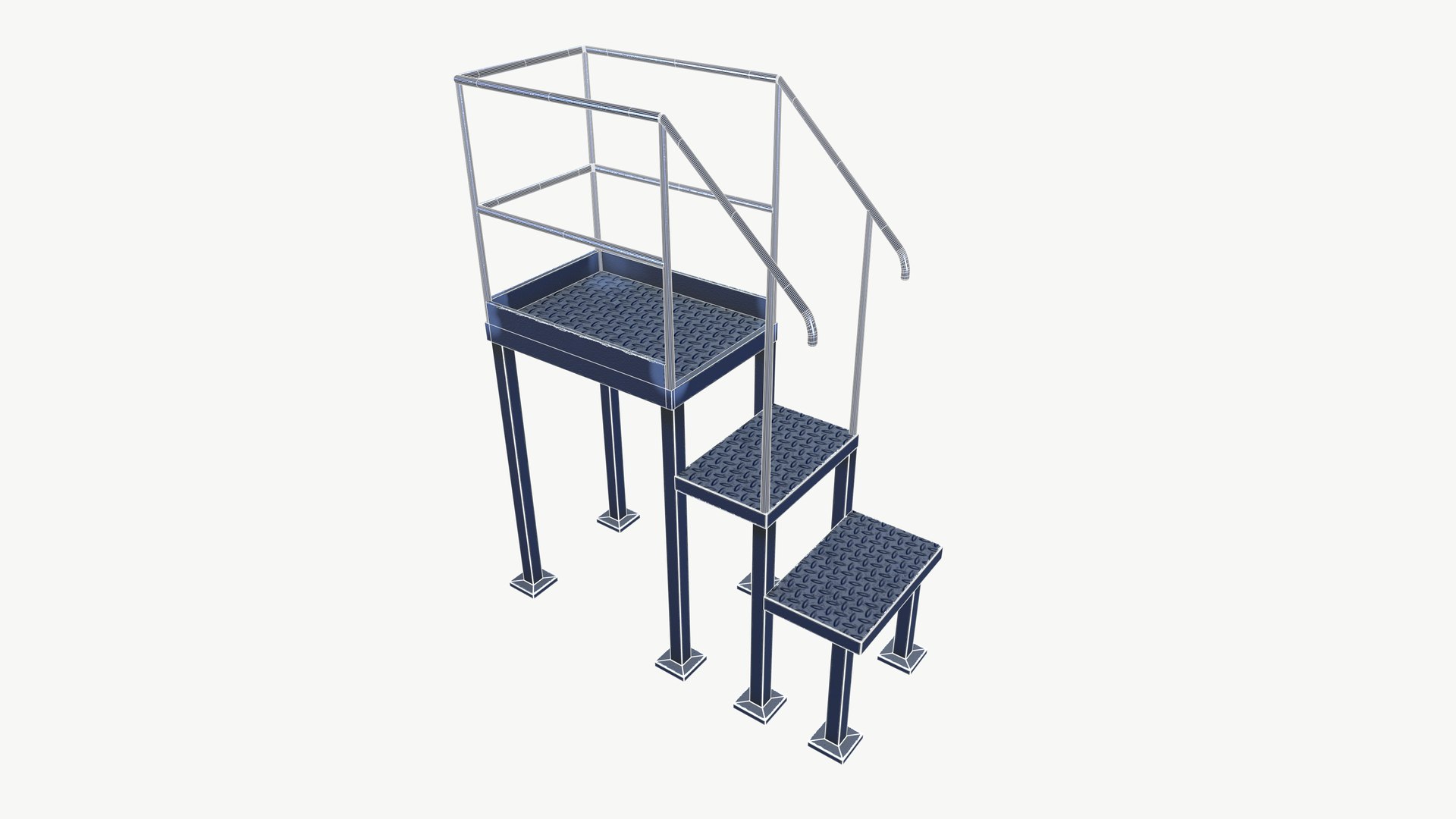 3D Model Stair Case Ladder - TurboSquid 2261864