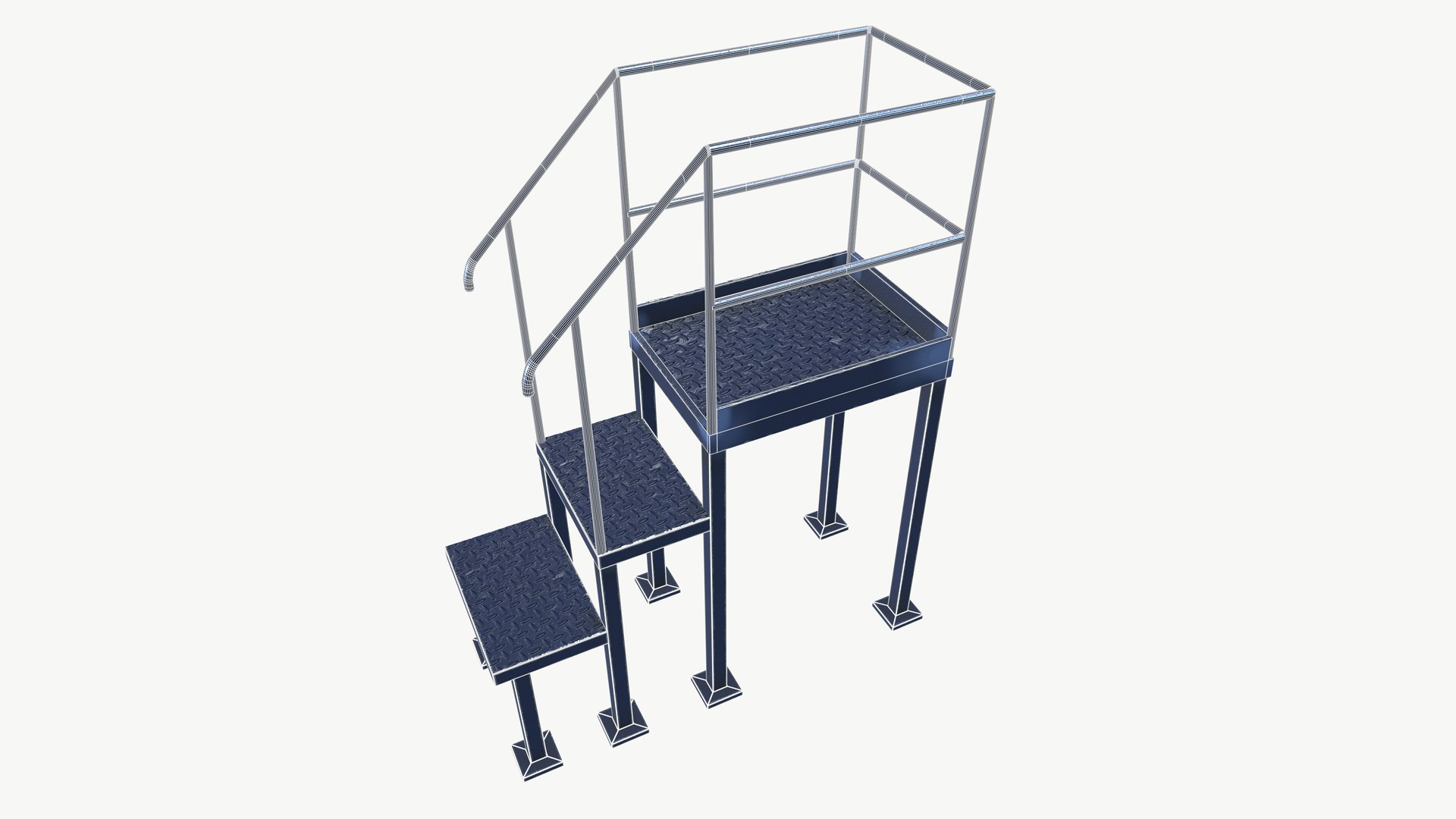 3D Model Stair Case Ladder - TurboSquid 2261864