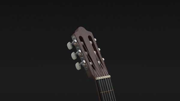 3D model classical nylon string guitar - TurboSquid 1704492