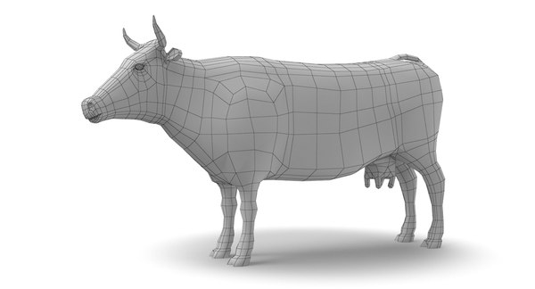 3D cow modeled brown model - TurboSquid 1330767