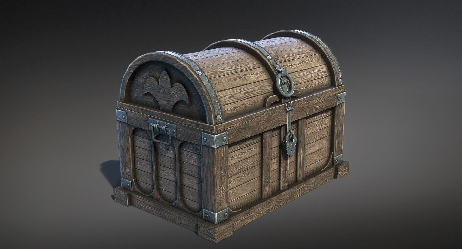 Low-poly Chest Box 3D Model - TurboSquid 1341117