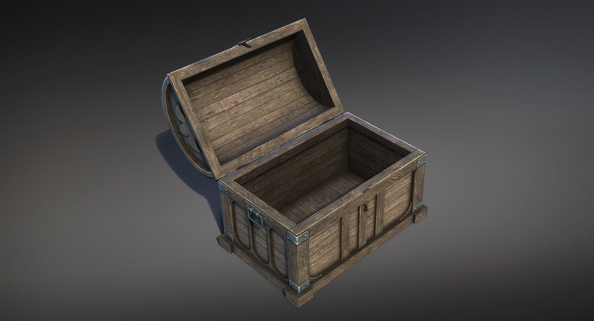 Low-poly Chest Box 3D Model - TurboSquid 1341117
