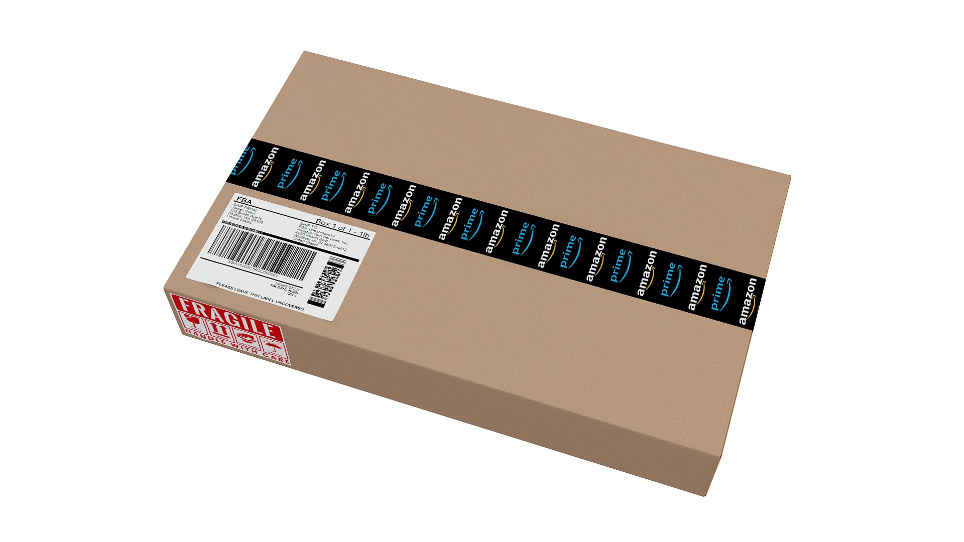 Cardboard Box-5 3D Model - TurboSquid 1954861